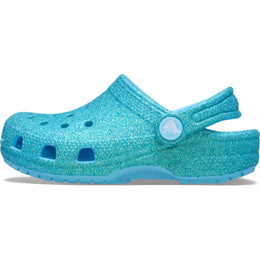 Crocs Classic Iridescent Glitter Clog Toddlers Tinted Glass – Little ...