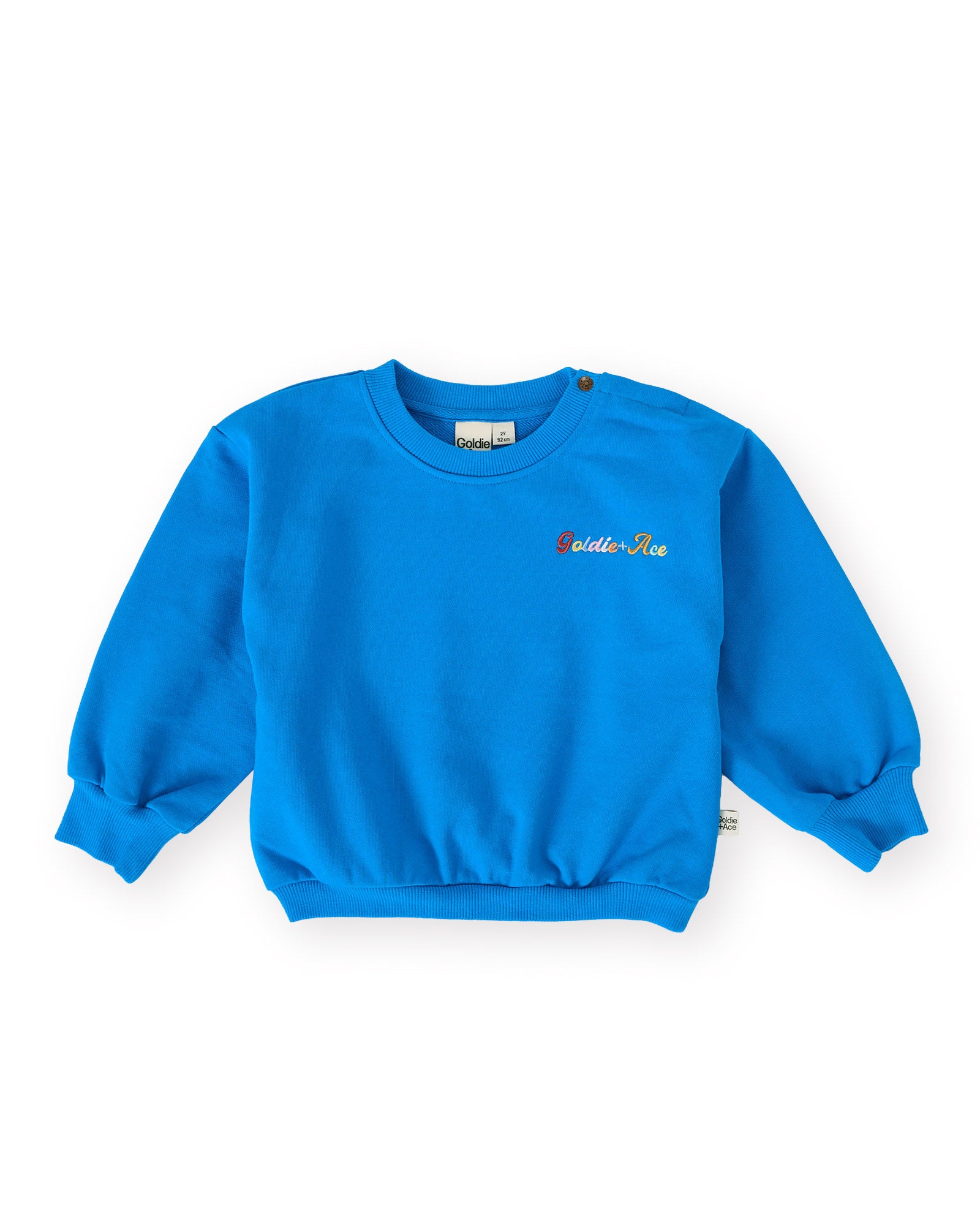 Goldie + Ace Ellis Terry Sweater Electric Blue – Little Trooper Limited