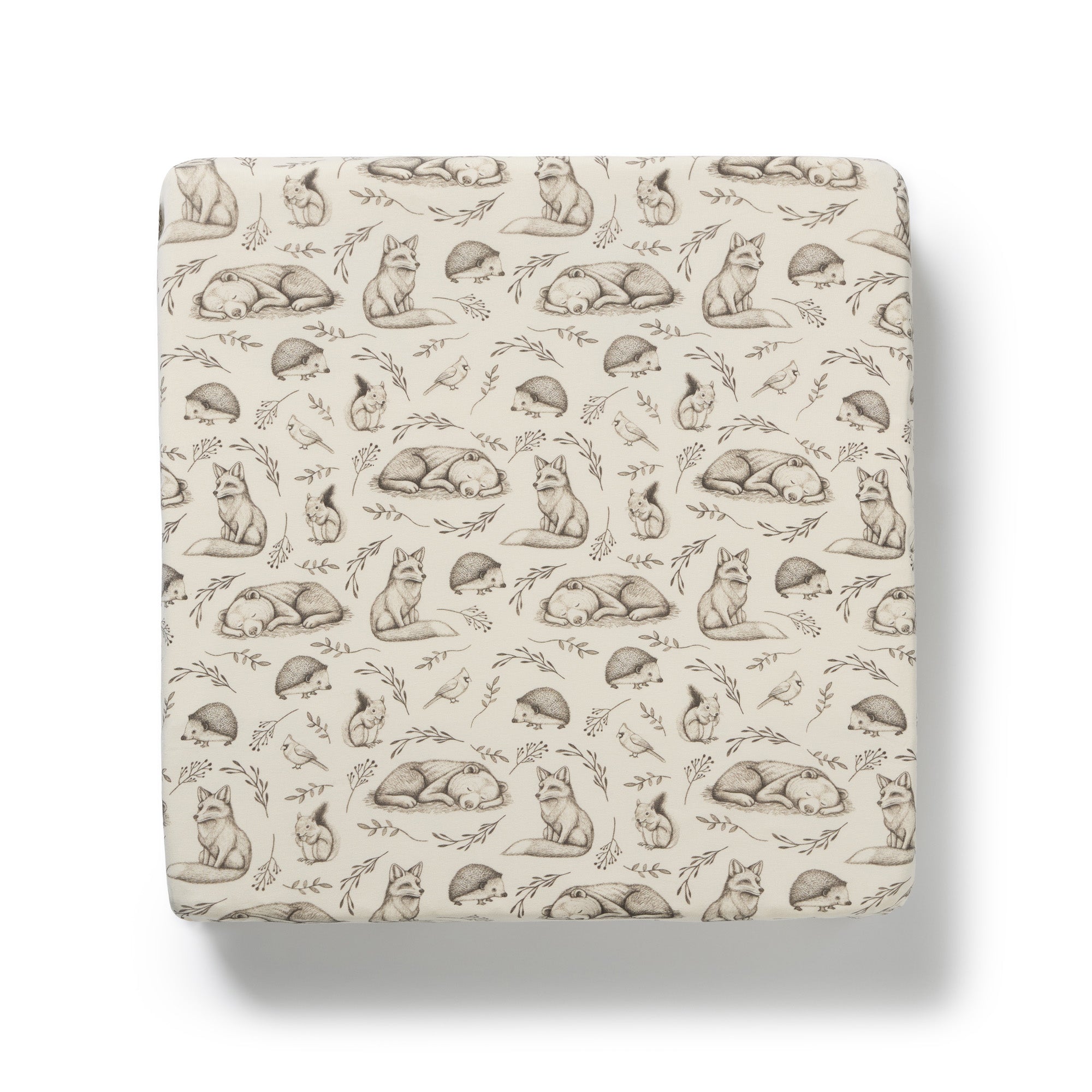 Wilson & Frenchy Organic Cot Sheet Foxglove Forest – Little Trooper Limited